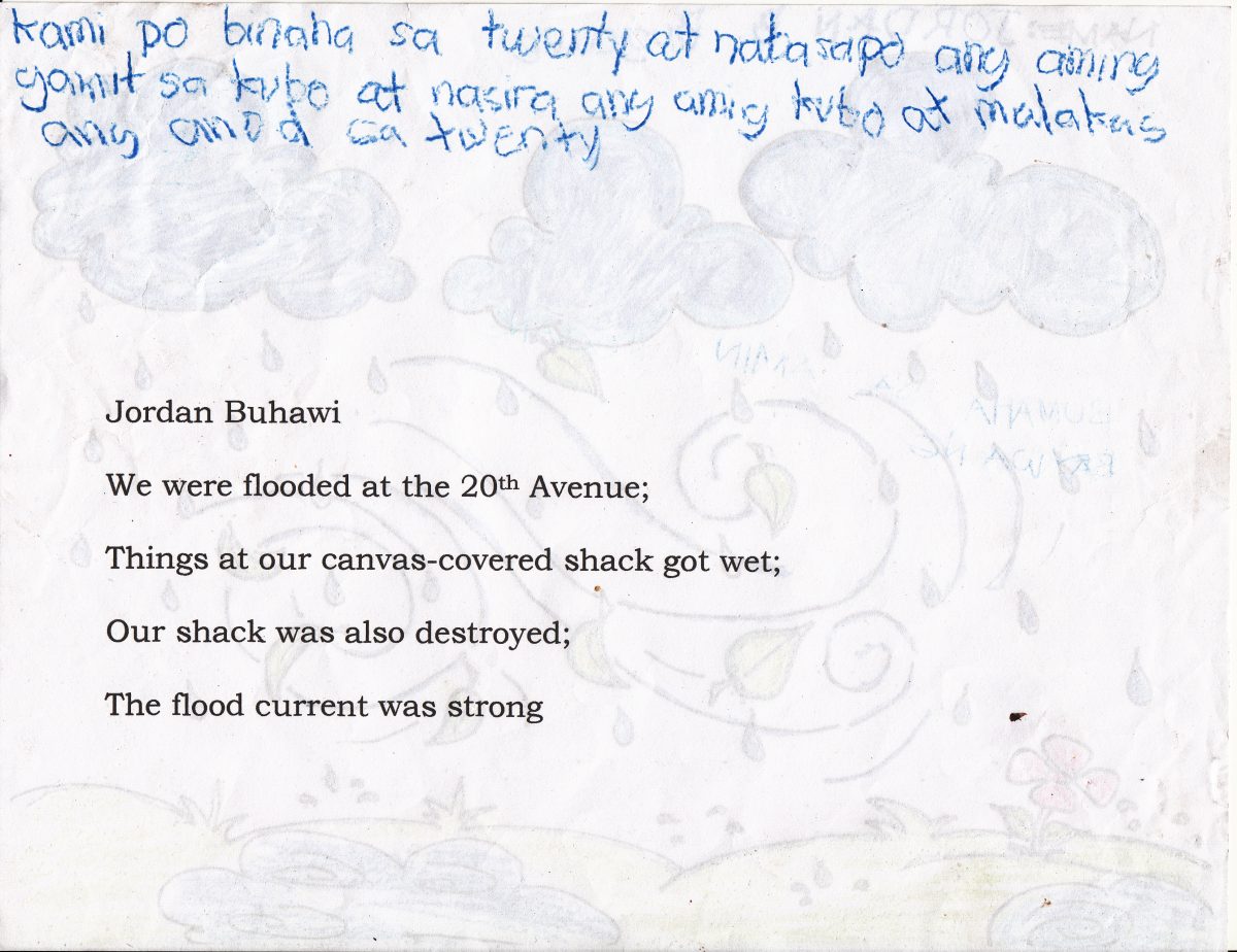 The Flood - A poem by Jordan Bujawe - Lift the Lid