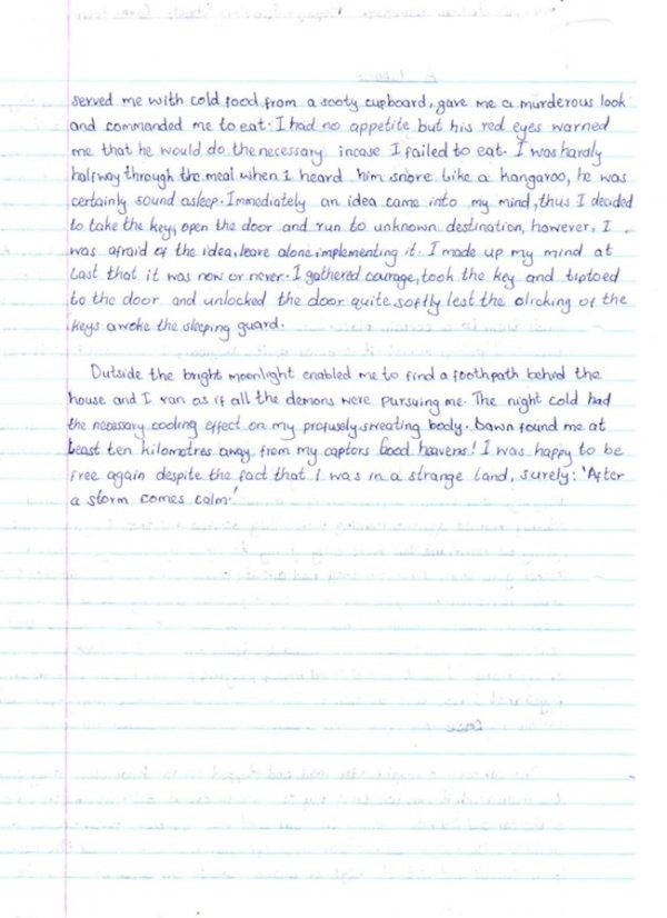 A Kidnap - An essay by Lydia Chepkirui - Lift the Lid