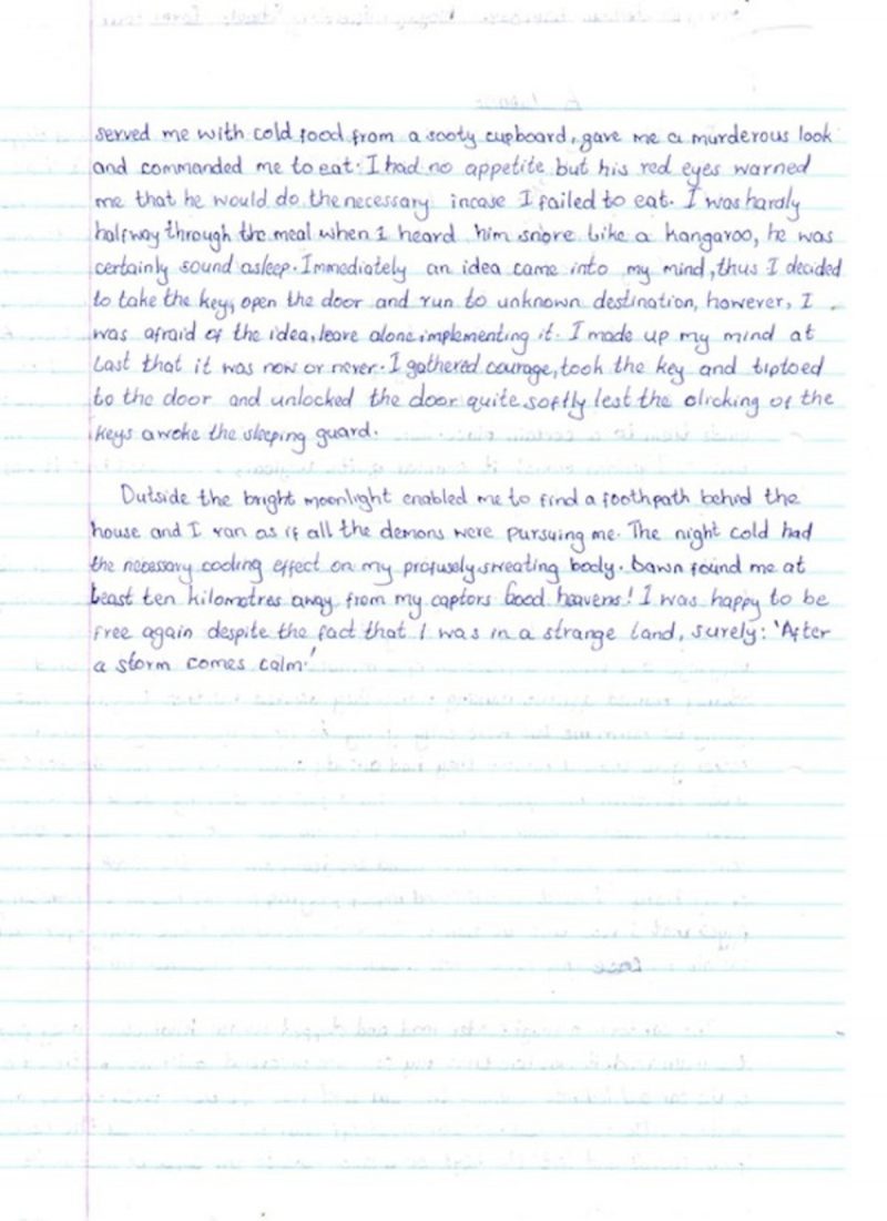 A Kidnap - An essay by Lydia Chepkirui - Lift the Lid