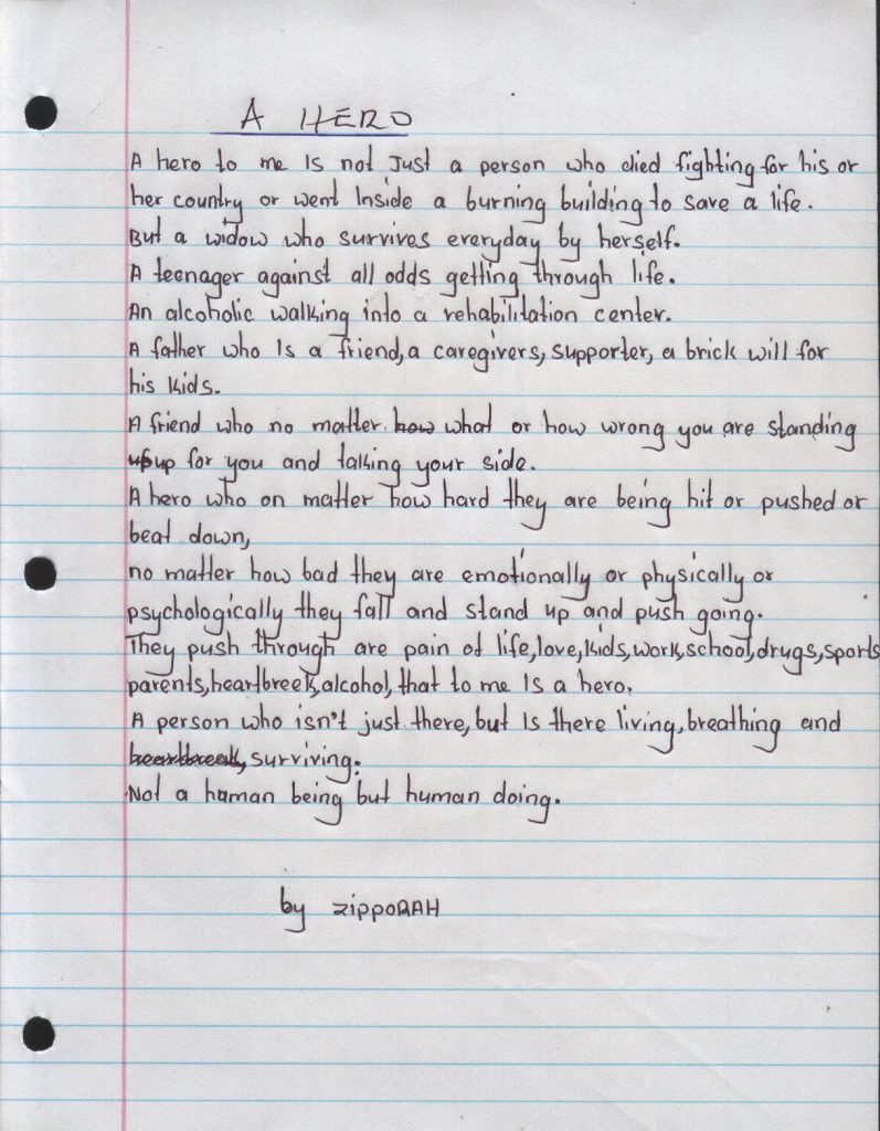 A Hero - An essay by Zipporah Nyongesa - Lift the Lid